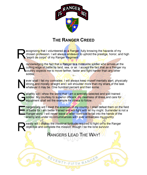 RangerCreed | Army Ranger Lead the Way Fund