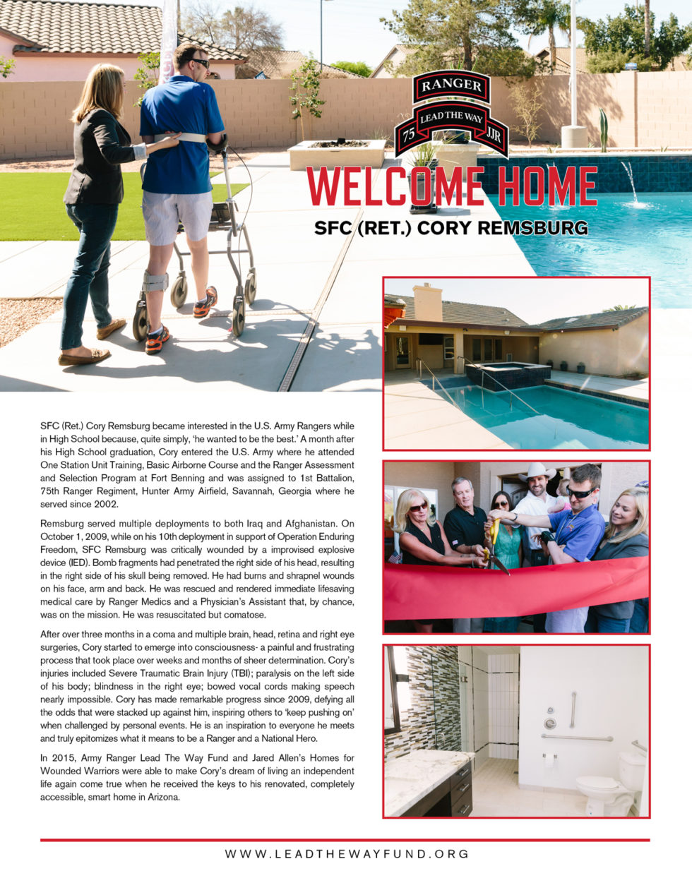 Cory Remsburg | Army Ranger Lead the Way Fund