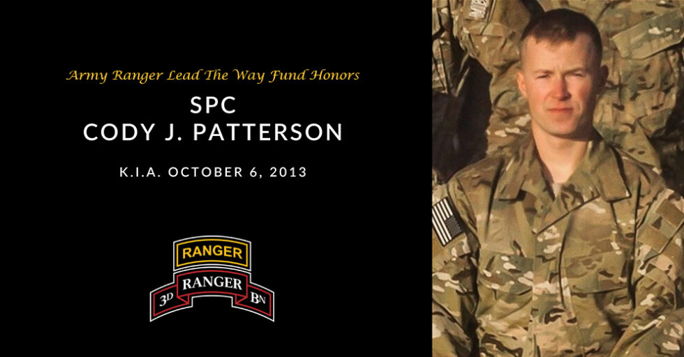 SPC Cody J. Patterson | US Army Rangers | US Army Ranger Heroes ...